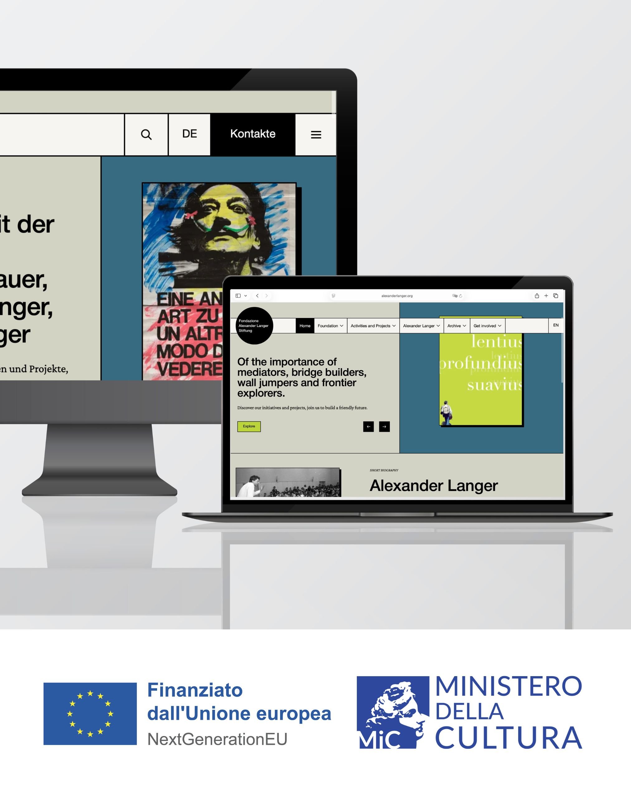 Nuovo sito web / Fondazione Langer